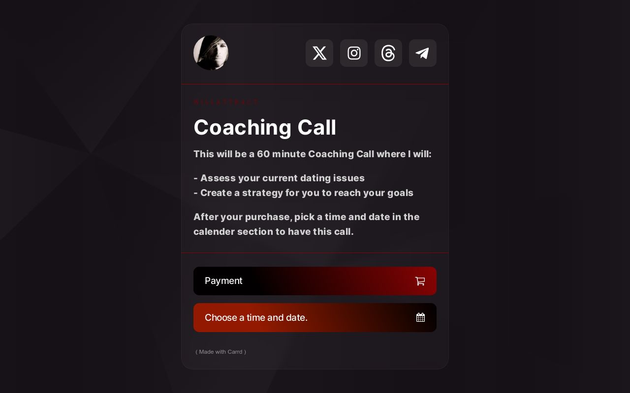 Coaching Call